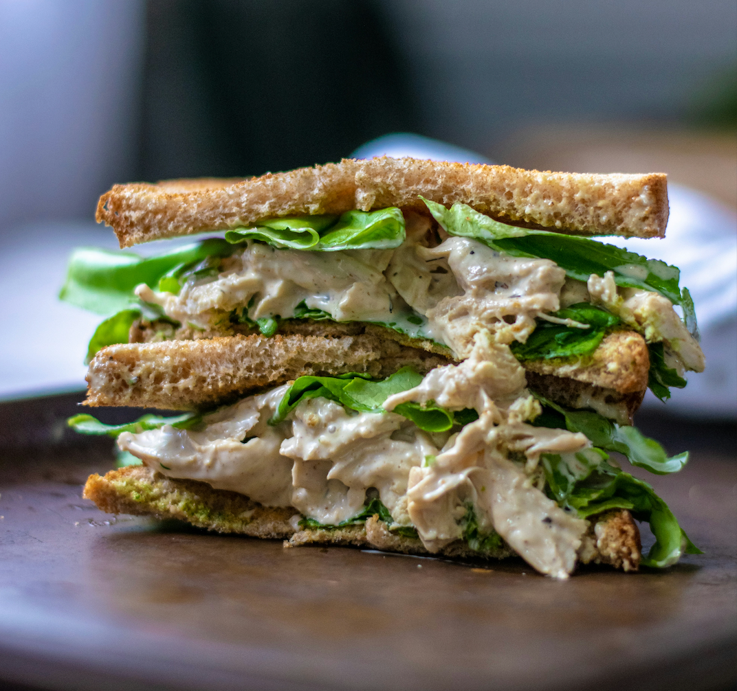 Curried Turkey Sandwich with Mango Chutney